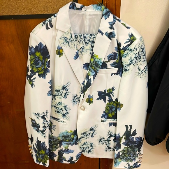 Suits & Blazers | Mens Flower Suit Read Descr | Poshmark